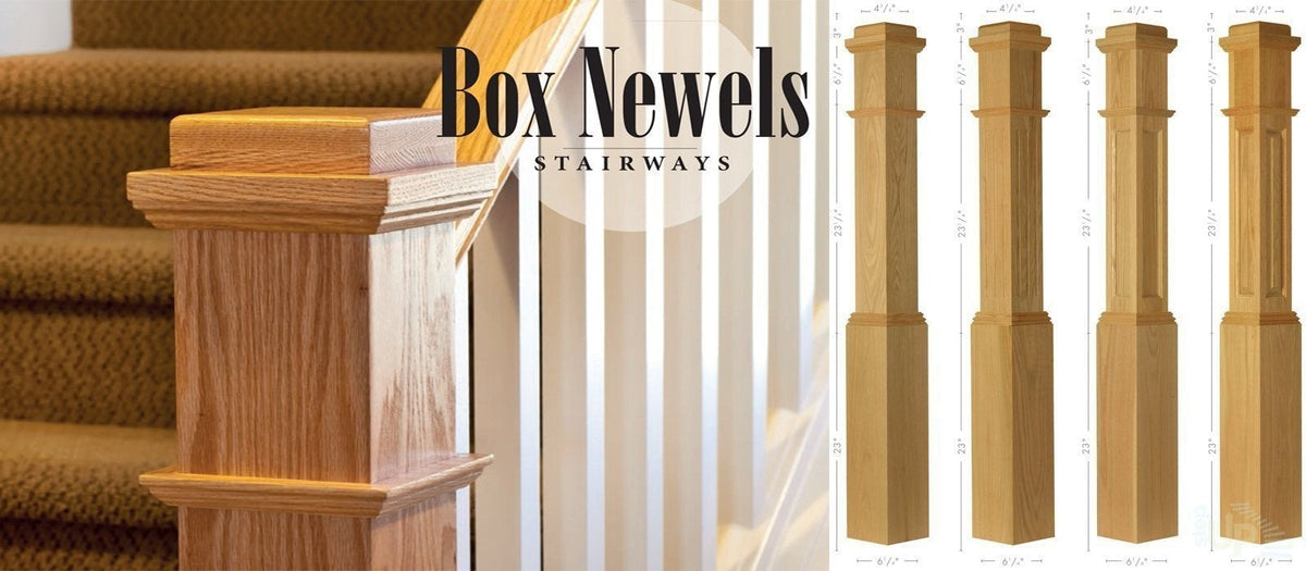 Box Newel Posts from Contemporary Transitional & Traditional Designs ...