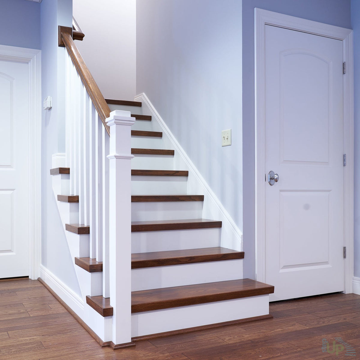 USA-Made, Amish Crafted Wood Tread Riser Starting Steps – StepUP Stair ...