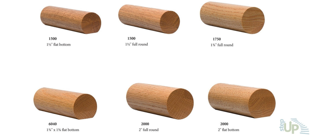 Full Round Contemporary Handrail Series – StepUP Stair Parts