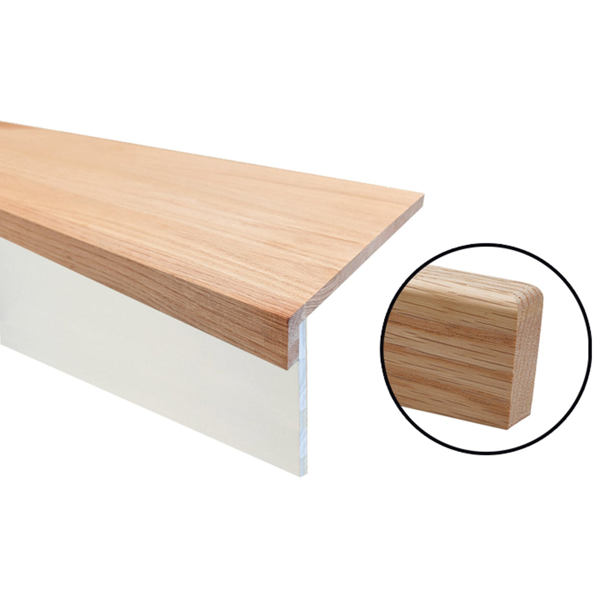 USA-Made, Amish Crafted Wood Tread Riser Starting Steps – StepUP Stair ...