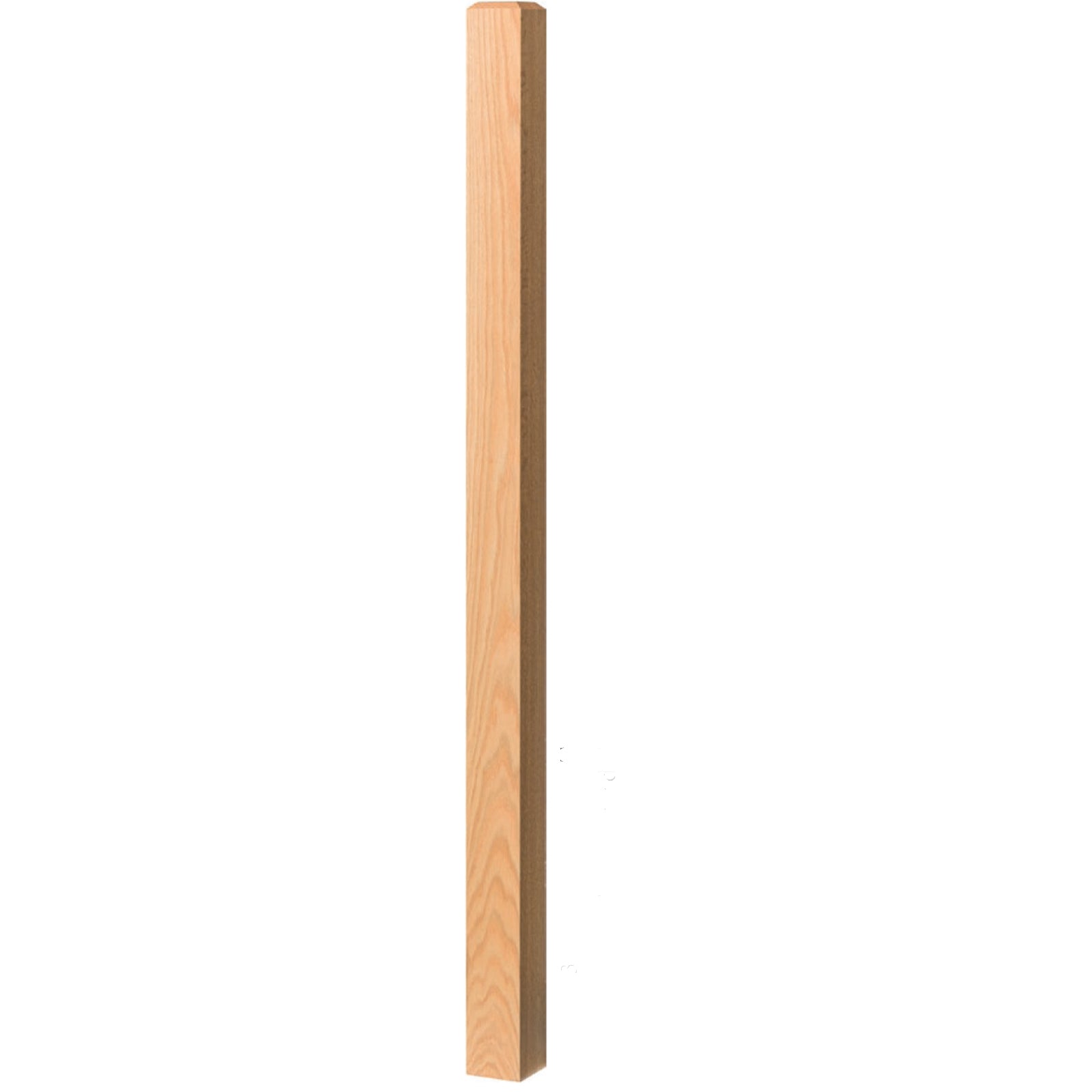 4002 Chamfered Top Solid Square Newel Post | USA-Made Stair Parts by ...