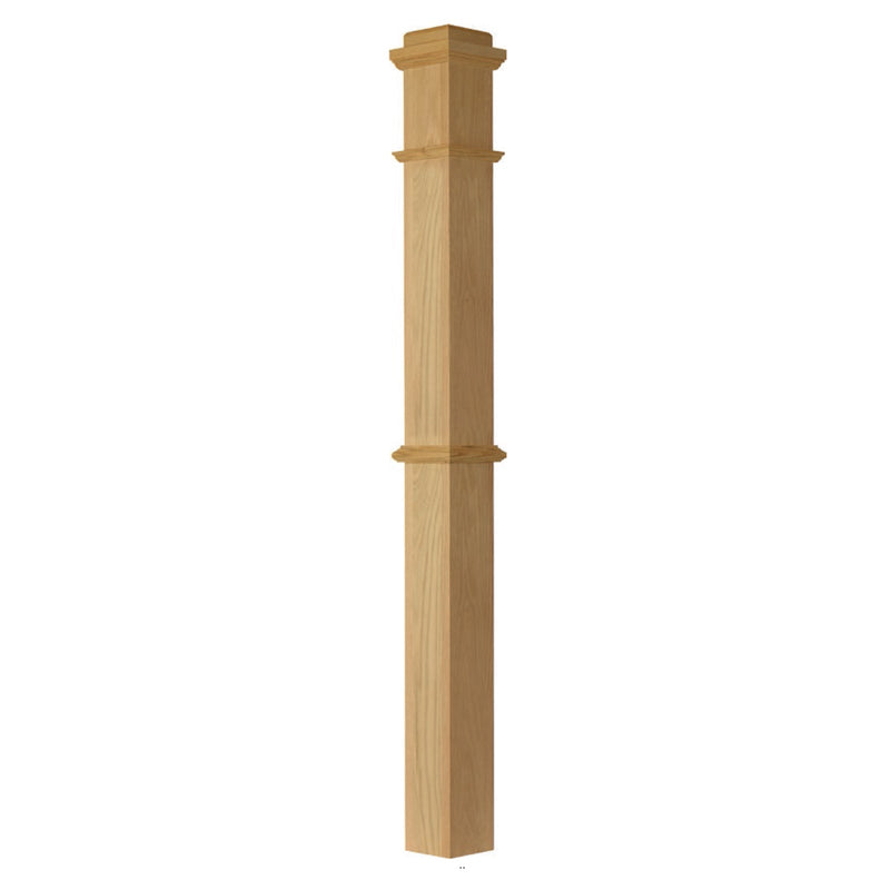 4375 Square Box Newel Post | USA-Made Stair Parts by StepUP – StepUP ...