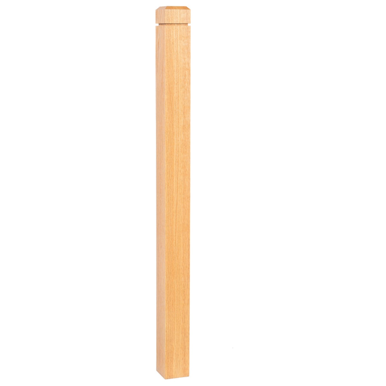 4602 Chamfered Top & Square Groove Newel Post | USA-Made Stair Parts by ...