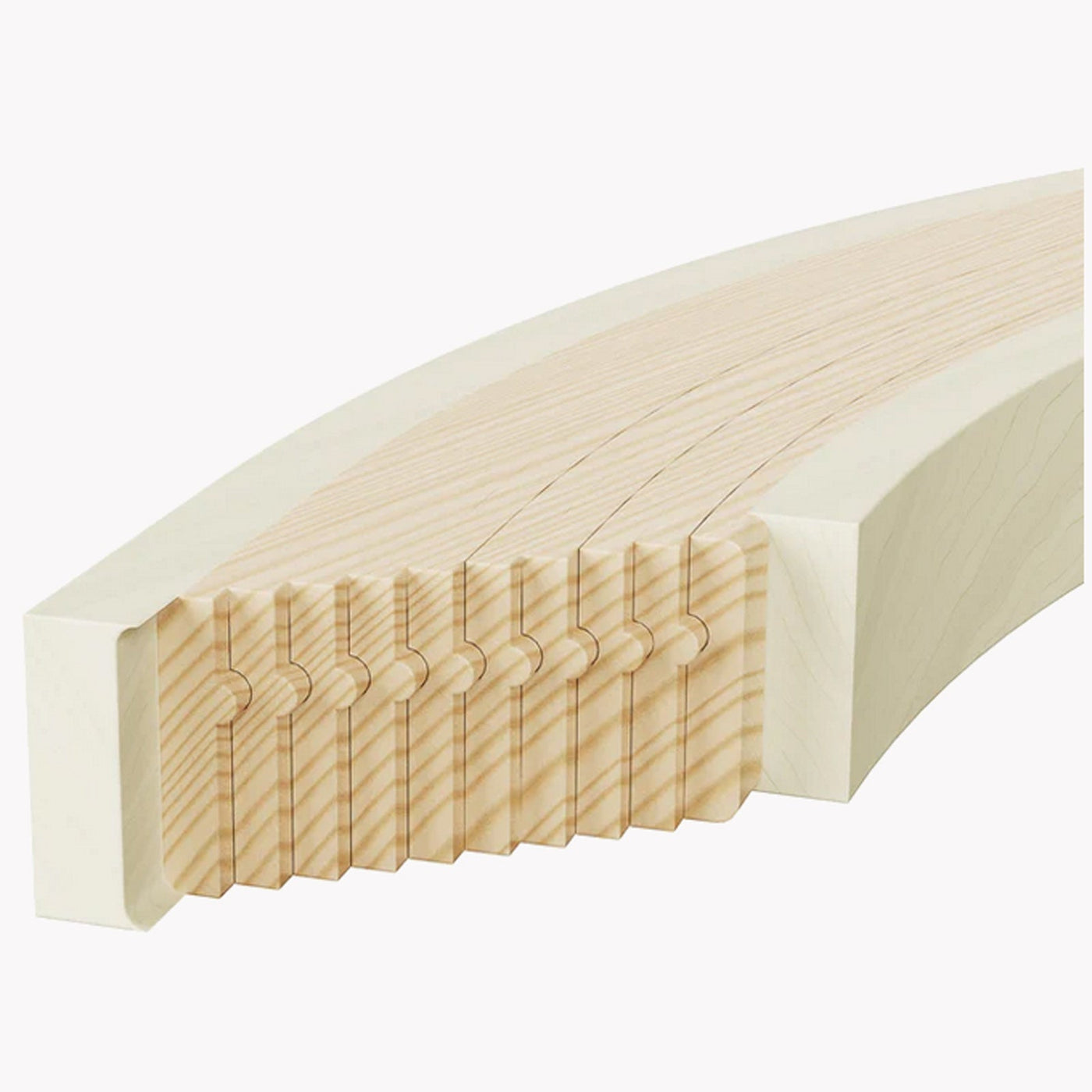 6002 Contemporary Modern Solid Bending Handrail | USA-Made Stair Parts ...