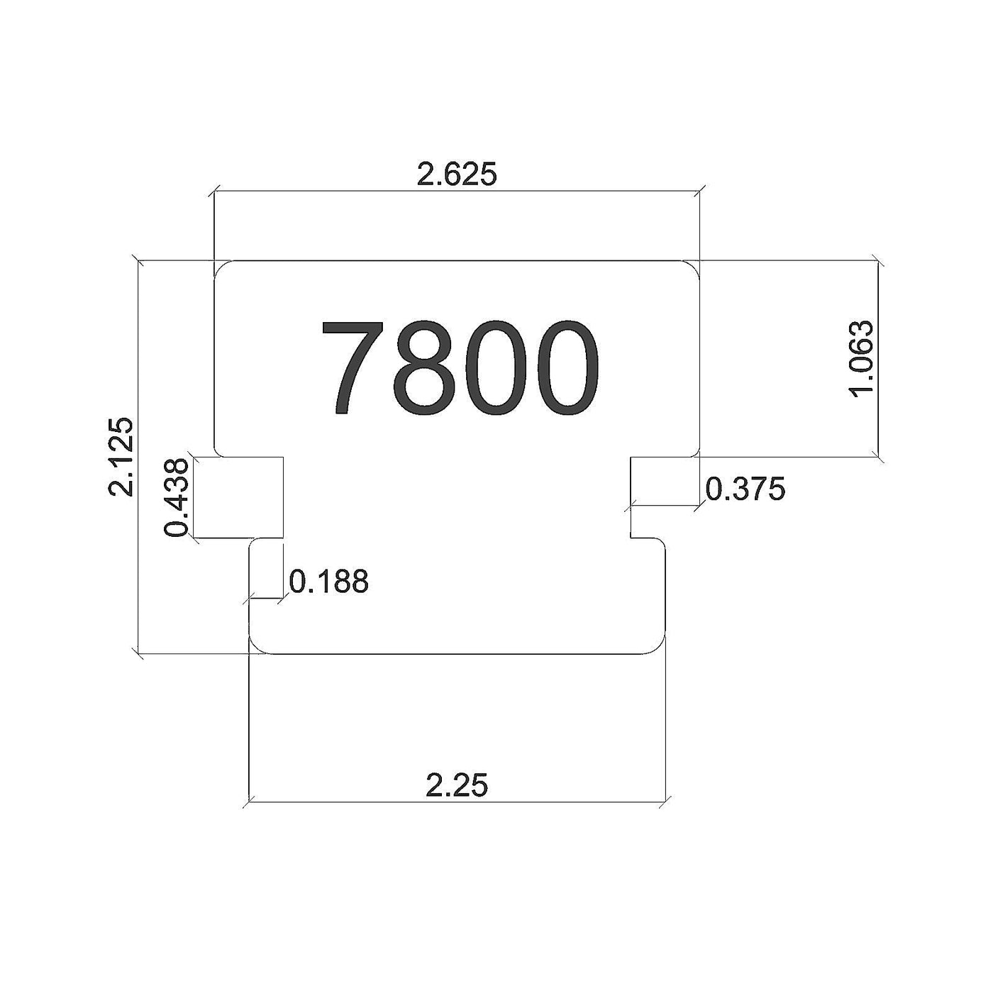 7800 Contemporary Modern Solid Handrail | USA-Made Stair Parts by ...