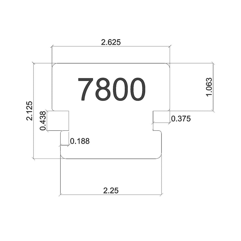 7800 Contemporary Modern Solid Handrail | USA-Made Stair Parts by StepUP – StepUP Stair Parts