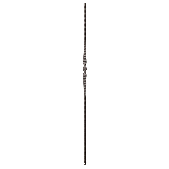 Metal Wrought Iron Baluster Spindles | Mediterranean (Hammered Edge ...