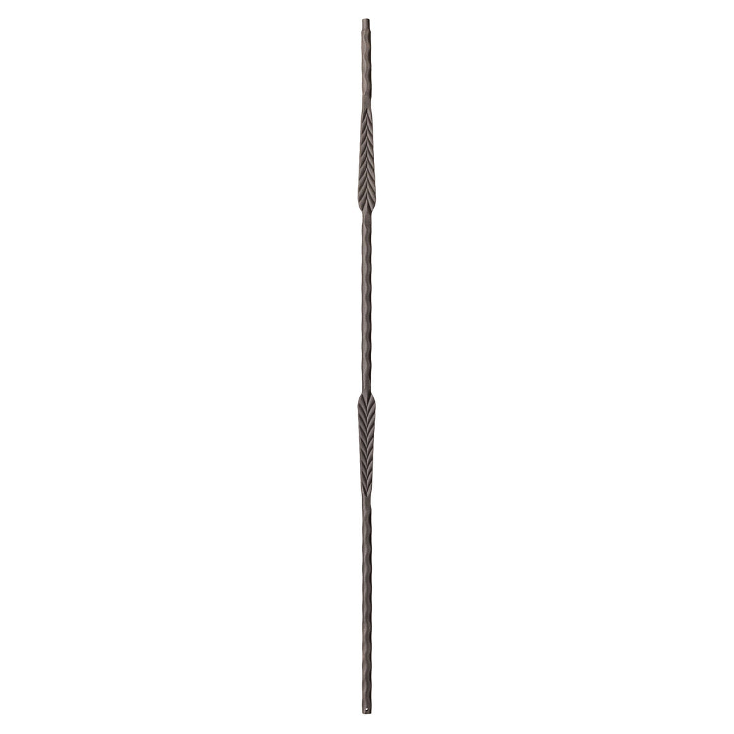 Metal Wrought Iron Baluster Spindles | Mediterranean (Hammered Edge ...