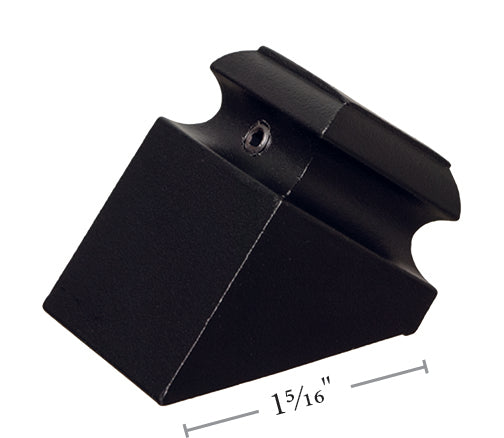 9063 Pitch Angled Shoe - 1/2" Square Iron Baluster Spindle | Metal ...
