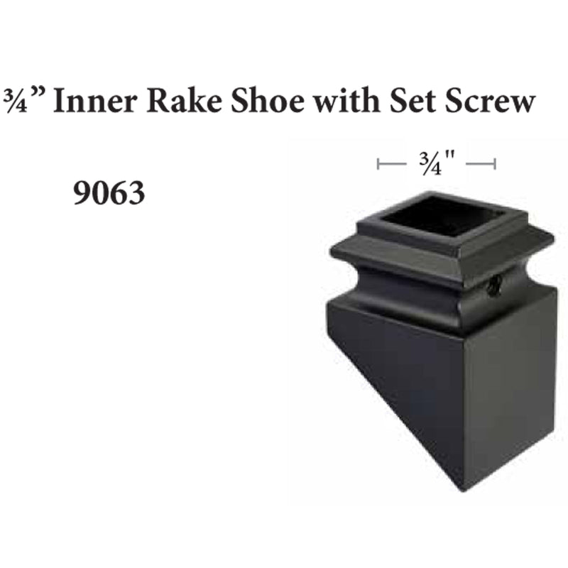 9063 MEGA 3/4" PSH-08 Pitch Angled Shoe w/ Set Screw - 3/4" MEGA Iron ...