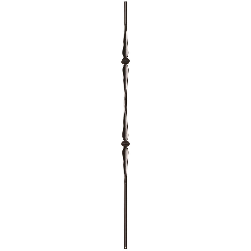 Modern Metal 9/16" Round Smooth Wrought Iron Baluster Spindles – StepUP ...