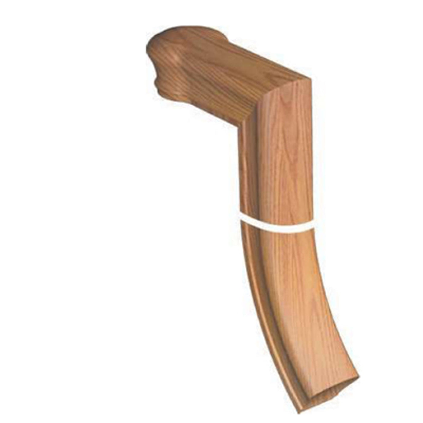 7X97 2 Rise Straight Gooseneck with Cap Handrail Fitting | USA-Made ...