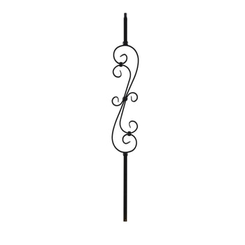 Metal Wrought Iron Baluster Spindles | Scroll Series – StepUP Stair Parts