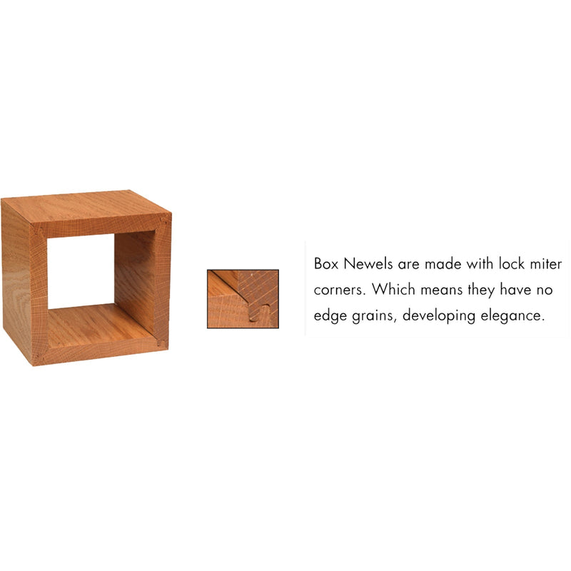 4492 Modern Contemporary Square Box Newel Post | USA-Made Stair Parts ...