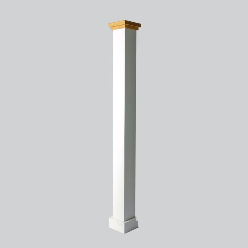 MPF-4086 Modern Contemporary Square Box Newel Post | USA-Made Stair ...